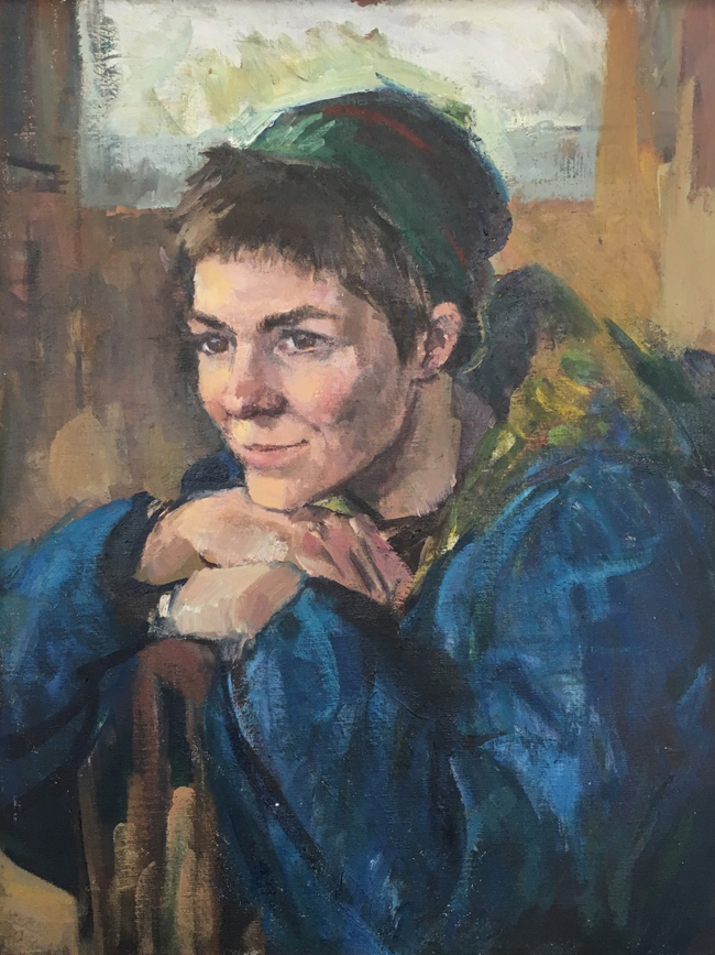 Annie Collins, filmmaker and editor. Portrait by Ron Burt.